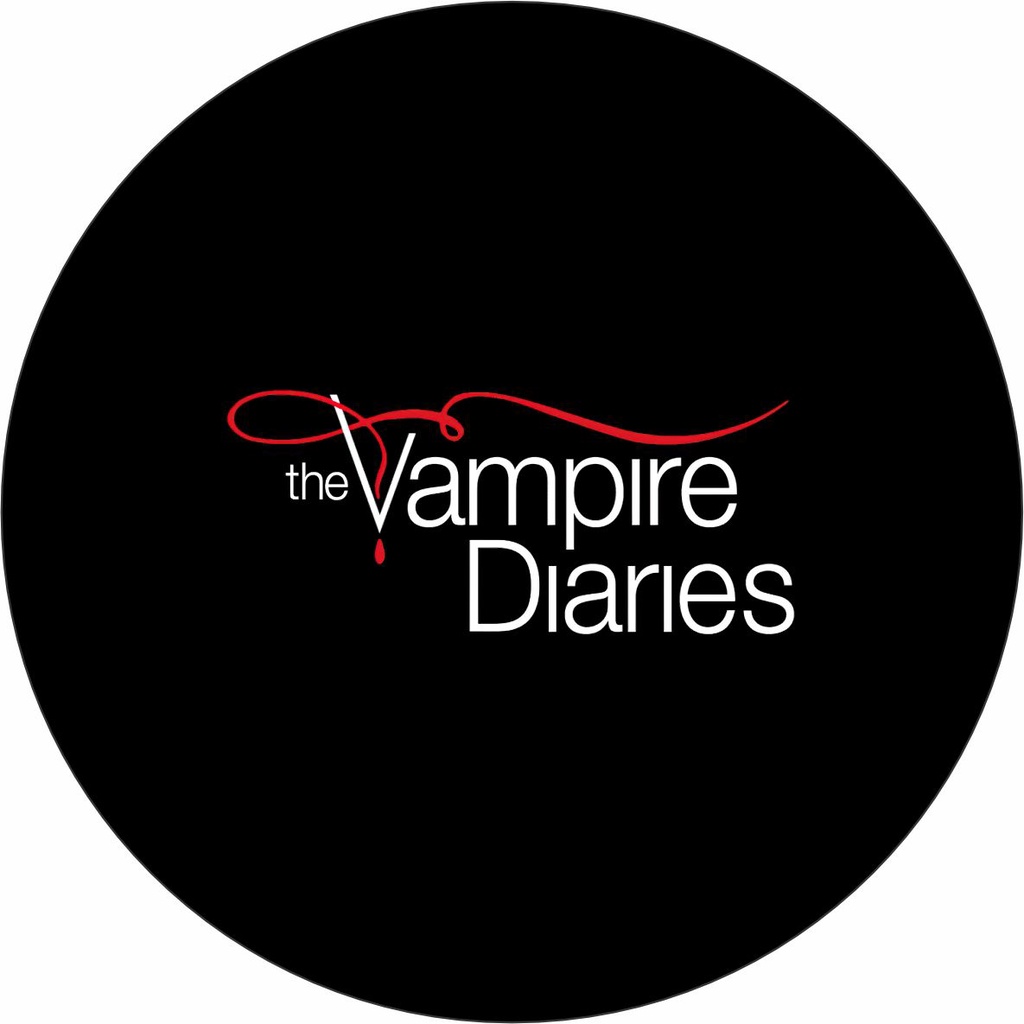 Painel Redondo Tecido Sublimado Diário de um Vampiro | Shopee Brasil