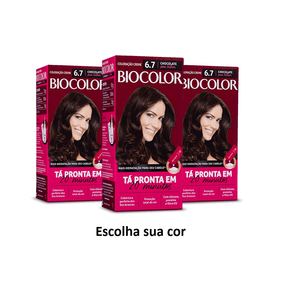 Tinta de Cabelo Biocolor Mini Kit | Shopee Brasil
