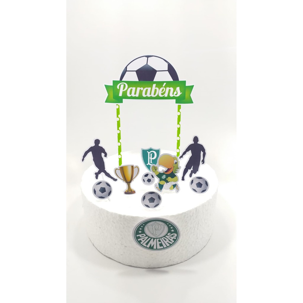 Topo de Bolo / Topper Personalizado - Time Palmeiras | Shopee Brasil