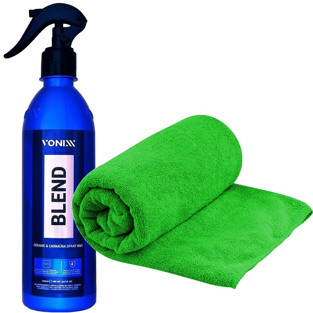 Blend Vonixx Cera Automotiva Vonixx Blend Spray 500ml + Toalha | Shopee ...