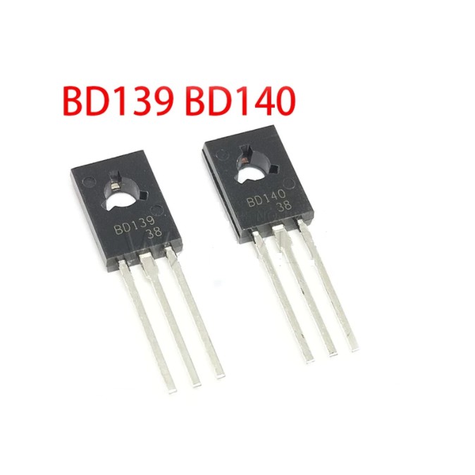 10 Transistor BD139 BD140 (5 pares) | Shopee Brasil
