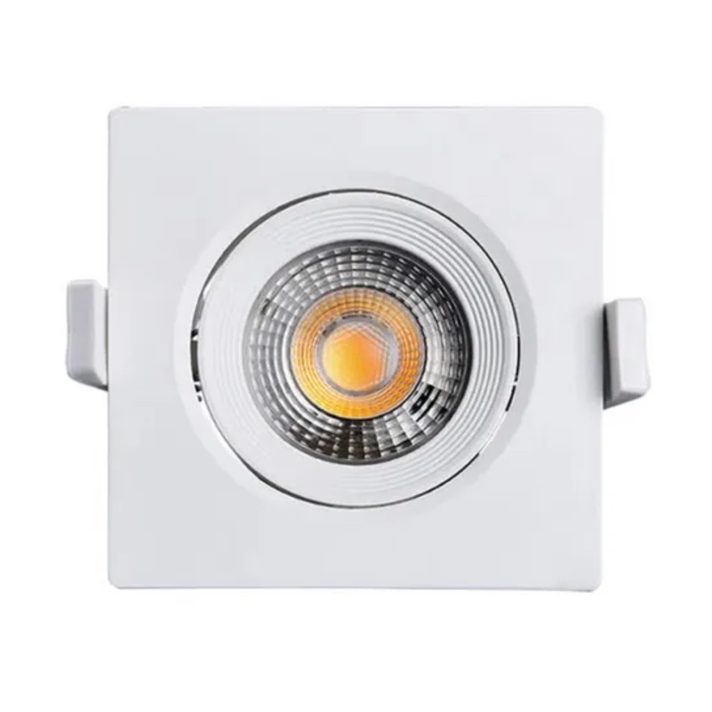 Spot Quadrado Smd Led 5w Direcionável Embutir Avant | Shopee Brasil