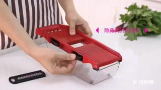 Mandoline Profissional Cozinha Aço Inox 10 in 1 Fatiador Cortador ...