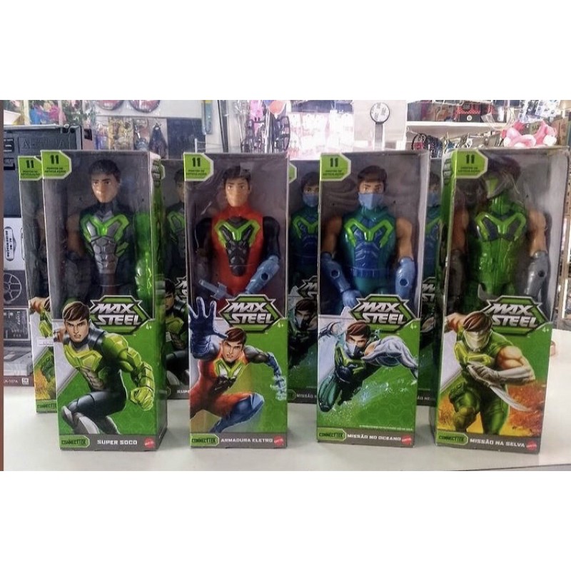 Boneco Max Steel | Shopee Brasil