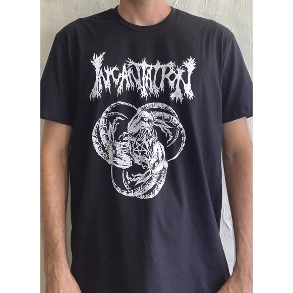 Camiseta Incantation Goat 666 Death Metal | Shopee Brasil