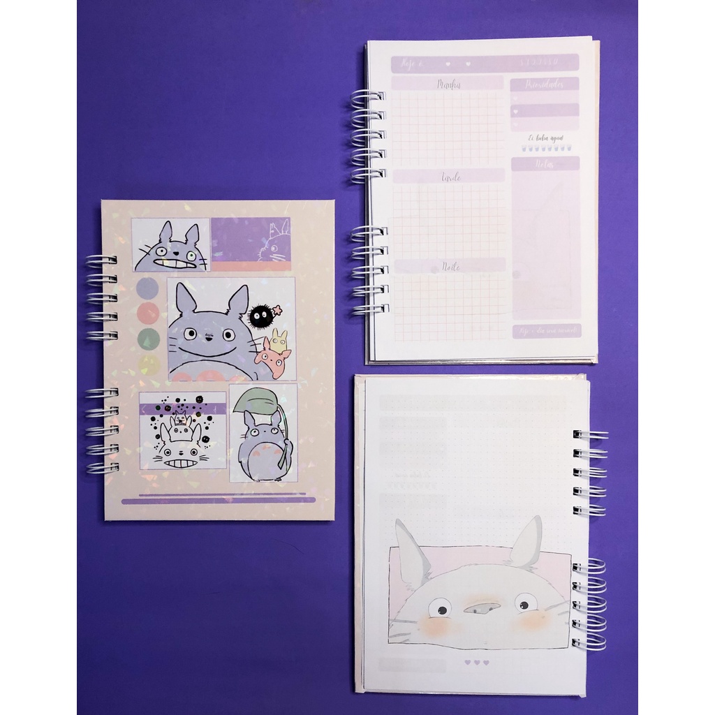Planner Diário Totoro | Bloco Totoro | Studio Ghibli | Shopee Brasil