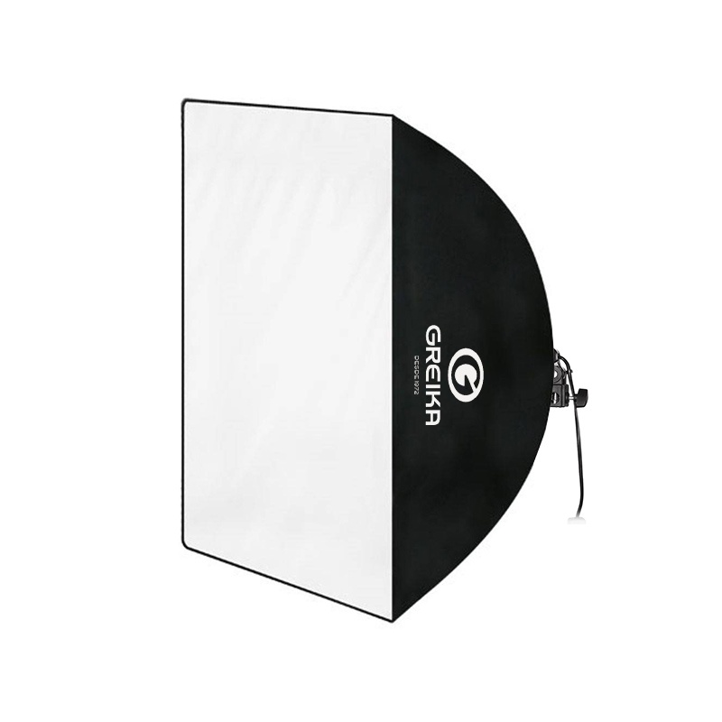 Softbox Greika Iluminador 40x40 com Difusor e Soquete | Shopee Brasil