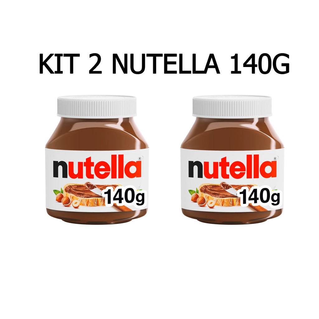 Kit 2 Nutella Creme de Avelã Pote 140g Ferrero | Shopee Brasil