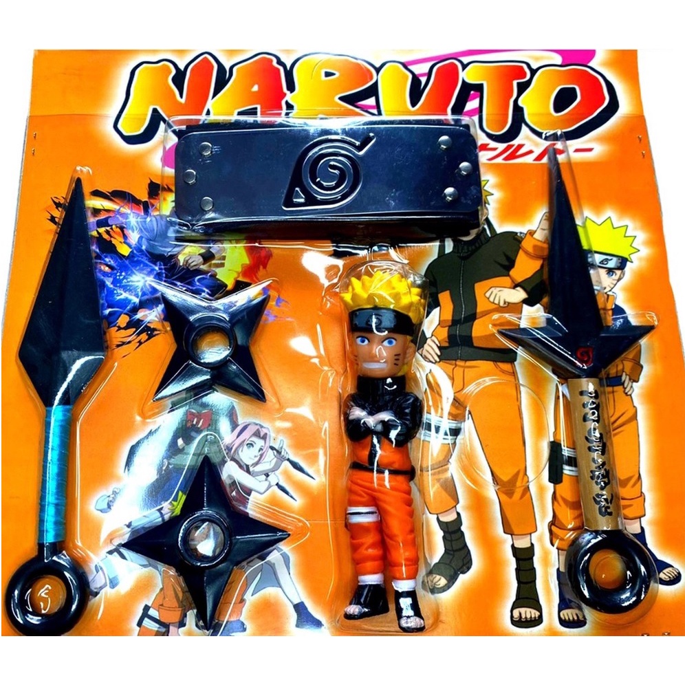 Kit Ninja do Naruto Aldeia da Folha | Shopee Brasil