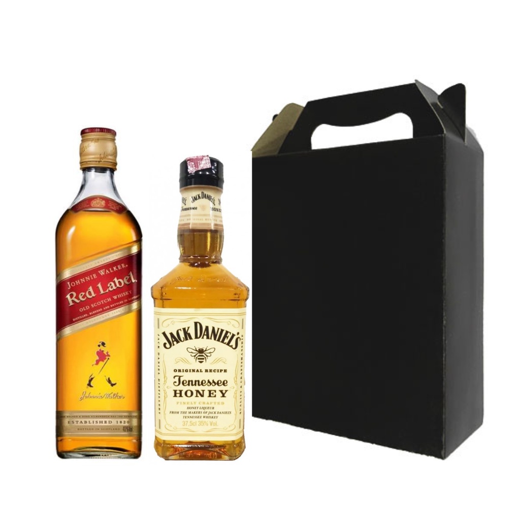 Kit Presente - Whisky ( Red Label / Jack Daniel's - honey) | Shopee Brasil