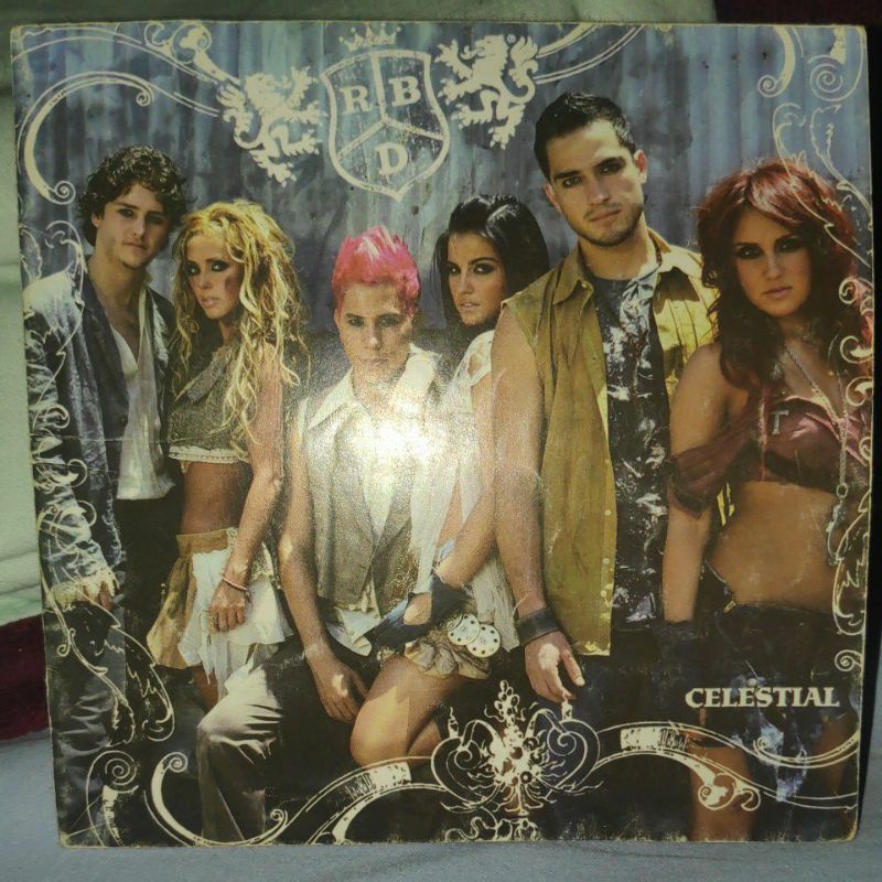 encarte CD CELESTIAL RBD em espanhol | Shopee Brasil