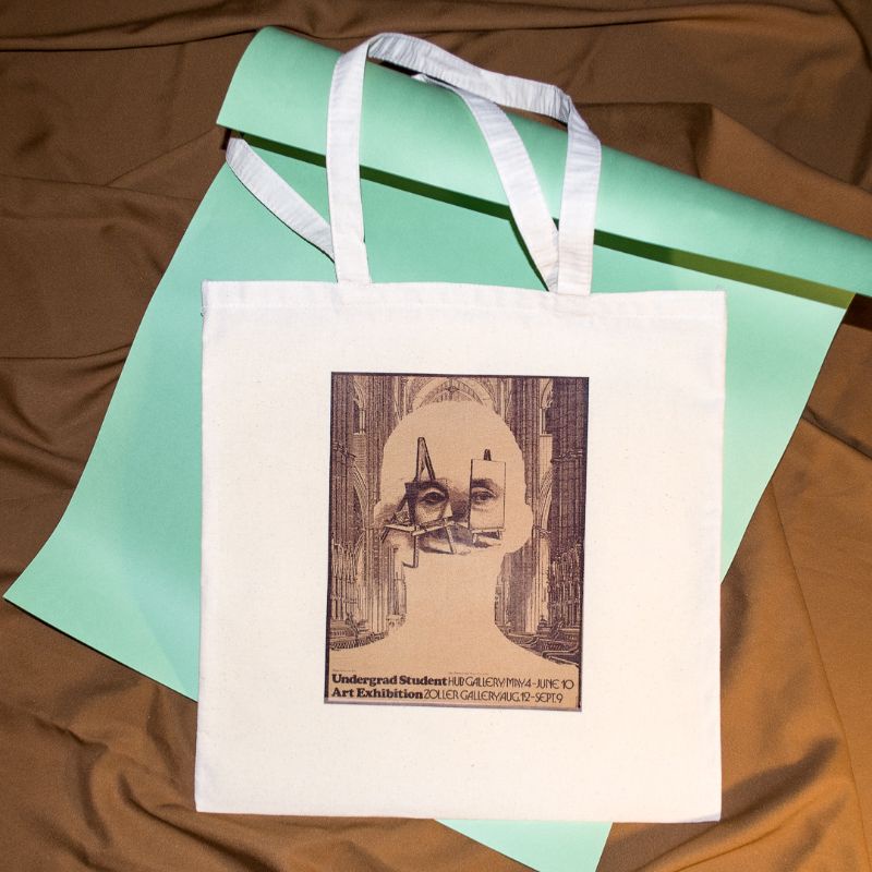 Ecobag Grande Alça LONGA Exposição de arte do estudante de graduação ...