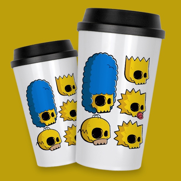 Copo Bucks The Simpsons | Shopee Brasil