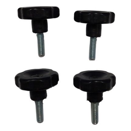 Manipulo Com Rosca 5/16 X 1 X 45 Plastico Kit 4 Unidades | Shopee Brasil