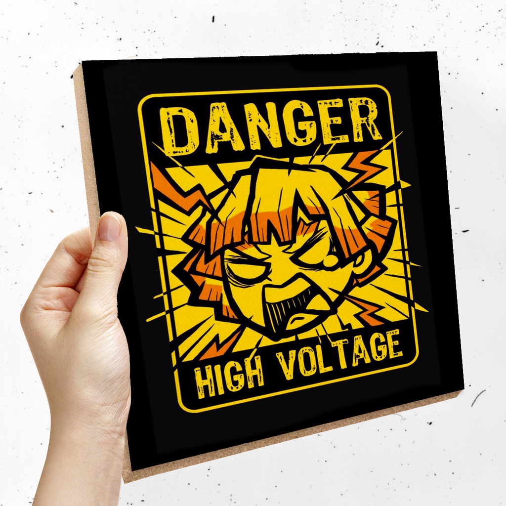 Quadrinho - Danger! High voltage (Demon Slayer - Zenitsu) | Shopee Brasil