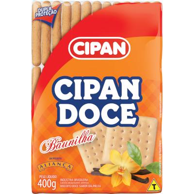 Biscoito Doce Baunilha Cipan - 400g | Shopee Brasil