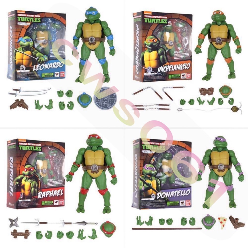 S.H.Figuarts TMNT Toy shf Tartarugas Ninja Teenage Mutantes Figura De ...