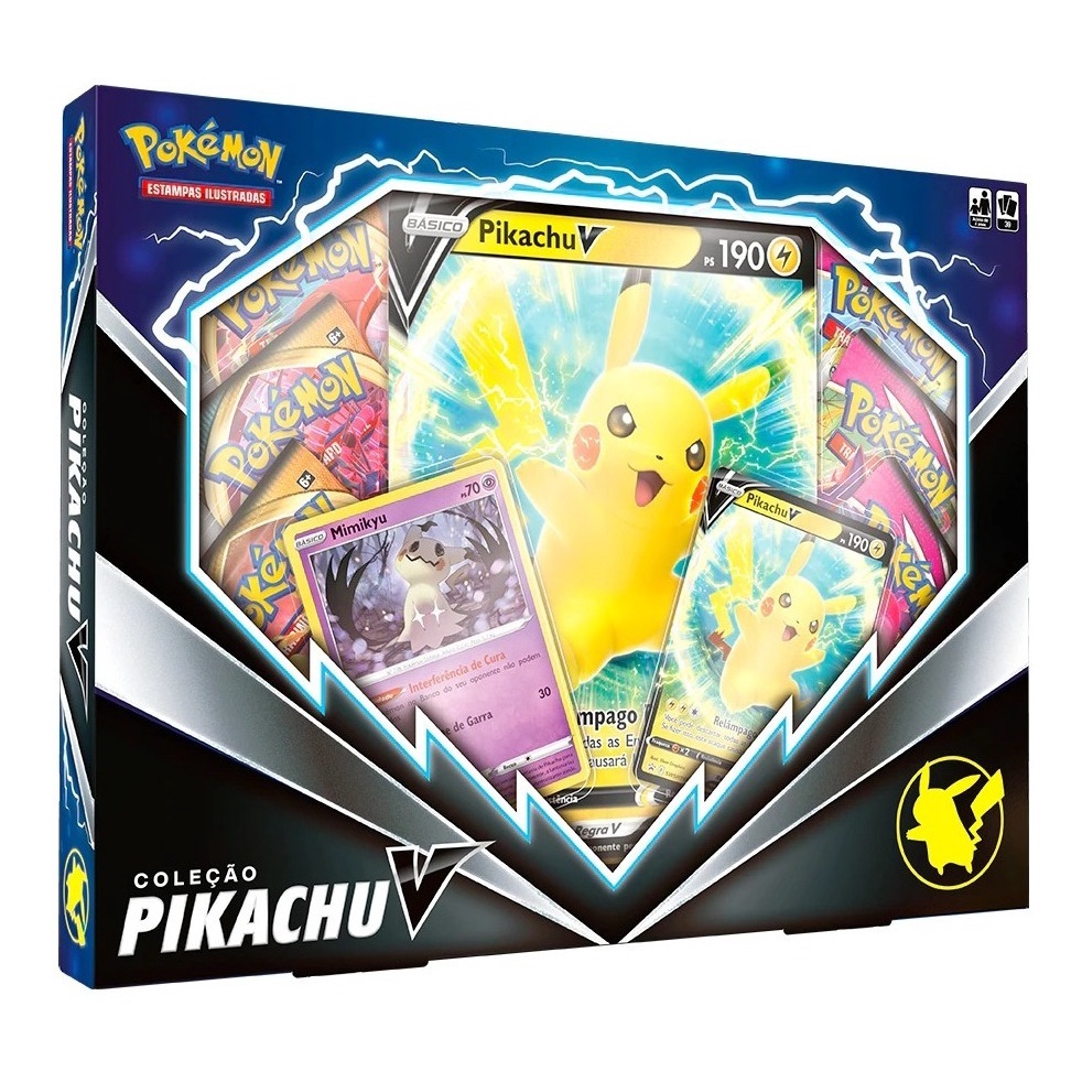 Box Pokemon Coleção Pikachu V Copag Original E Lacrado | Shopee Brasil