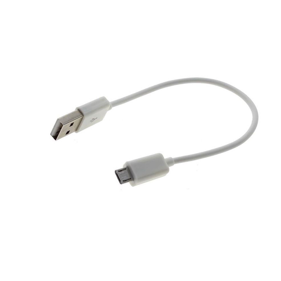 Cabo Micro USB V8 curto 20 Cm - Faz a Boa!
