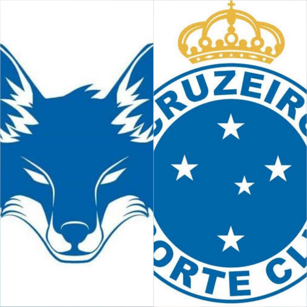 Adesivo Mascote do Cruzeiro/Raposa e Escudo do Cruzeiro | Shopee Brasil