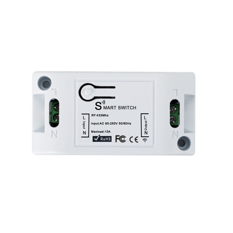 Interruptor Sem Fio Inteligente 10A AC90-250V RF 433 Mhz Receptor De ...