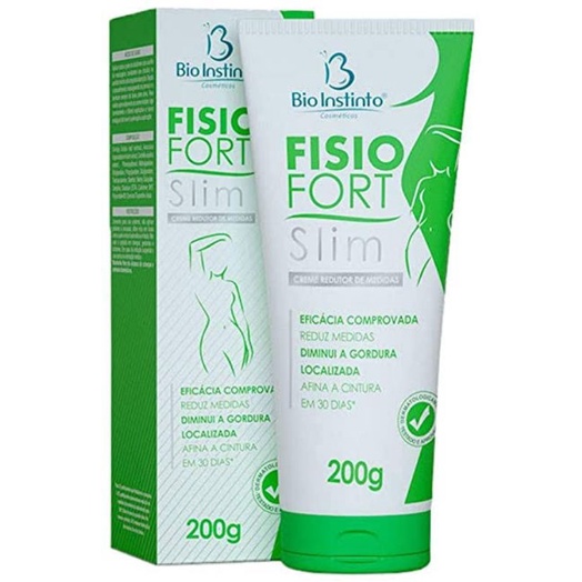2 frascos de 200g de Redutor de Medidas Fisio Fort Slim | Shopee Brasil