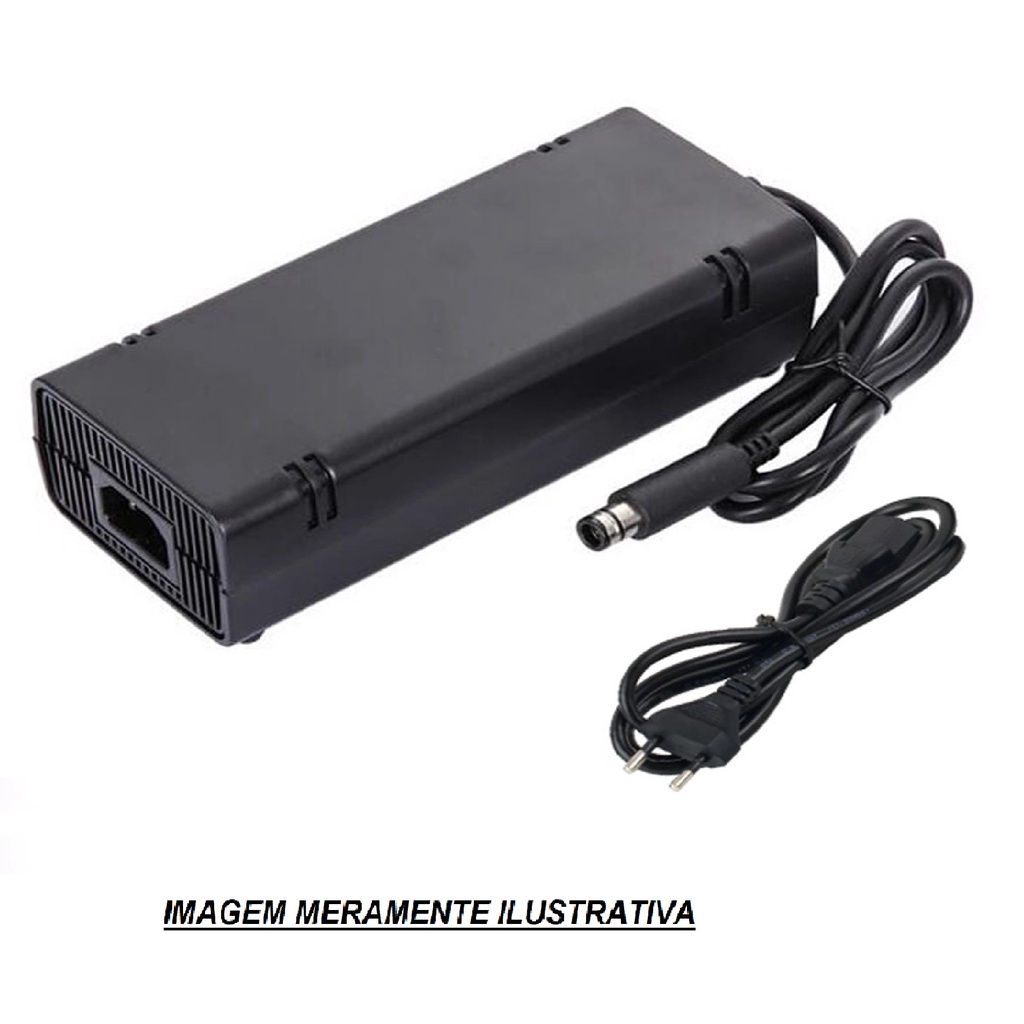 Fonte Xbox 360 E Bivolt 115w 110 1 Pino | Shopee Brasil