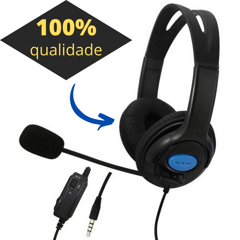 fone para game jogos com microfone Headset Gamer | Shopee Brasil