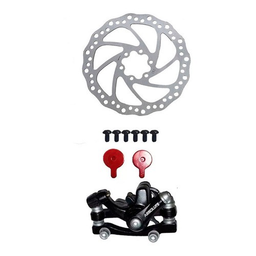 Pinça Freio A Disco Mecânico Bike Com Disco 160mm Dianteira | Shopee Brasil