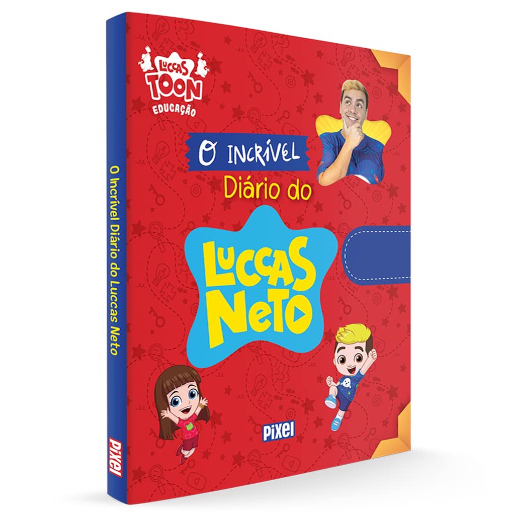 Livro O Incrível Diário Do Luccas Neto Capa Dura Lançamento | Shopee Brasil