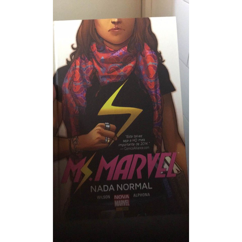 Ms. Marvel Nada Normal - HQ Encadernado | Shopee Brasil
