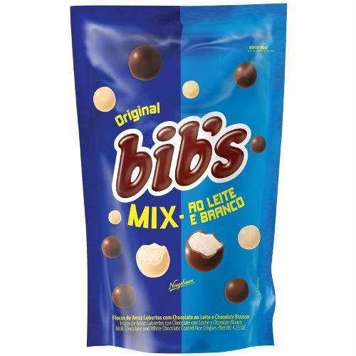 Chocolate Bibs Pouch Sabor Mix ao leite & branco 120g - Neugebauer ...