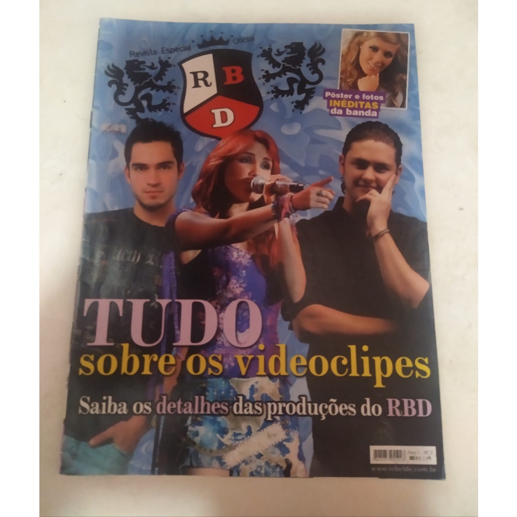 revista especial oficial rbd rebelde n2 | Shopee Brasil