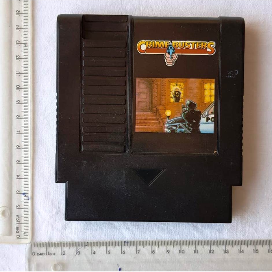 Raridade Anos 90 - Fita Jogo Nintendinho 8 Bits - Crime Busters - Original Gradiente - 72 Bits ...