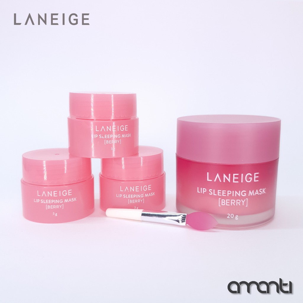 LANEIGE Lip Balm Coreano Máscara Labial 3g/20g | Shopee Brasil
