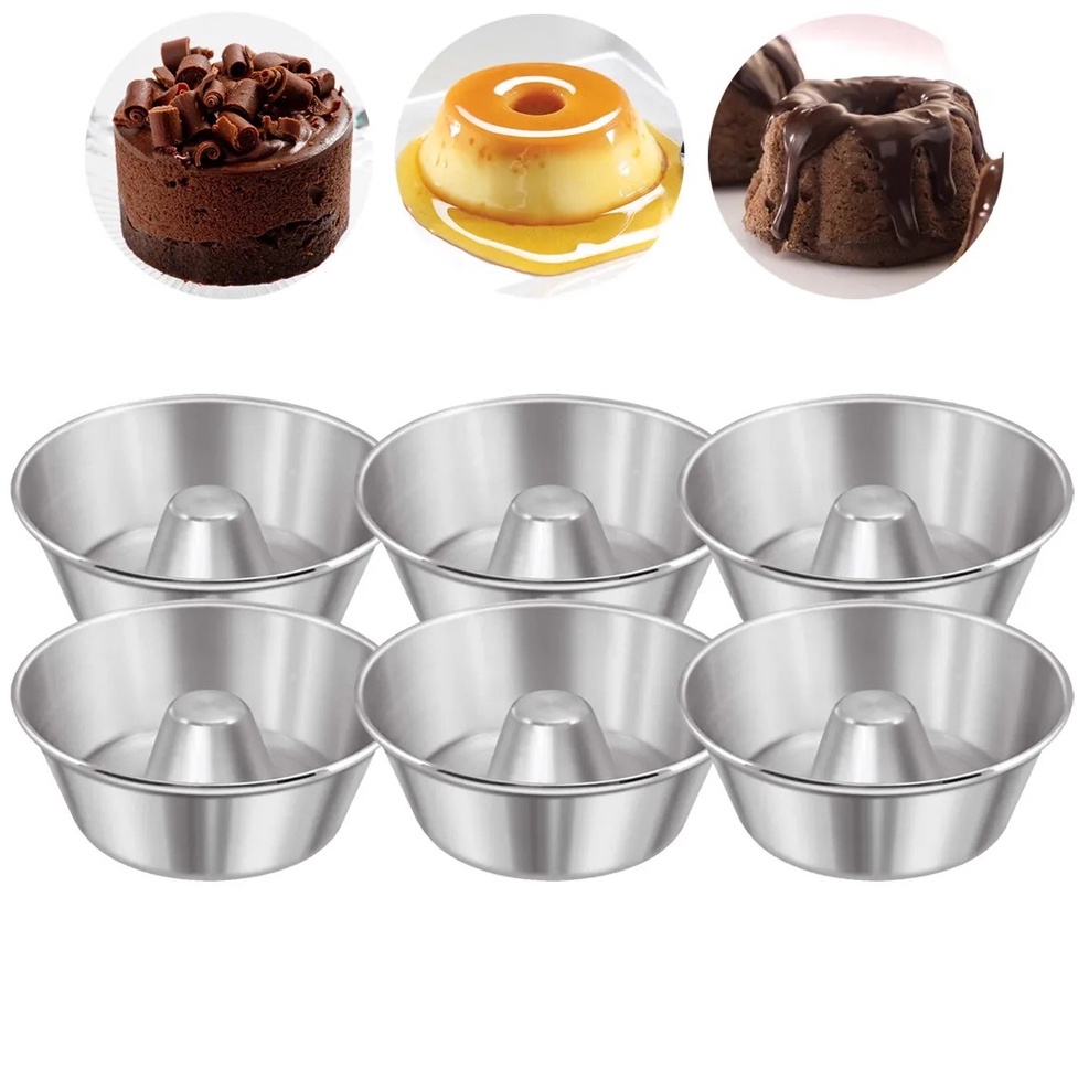 Kit 6 Mini Forma de bolo Baby- ( 12cm BOCA - 6 cm ALTURA - 8cm FUNDO ...