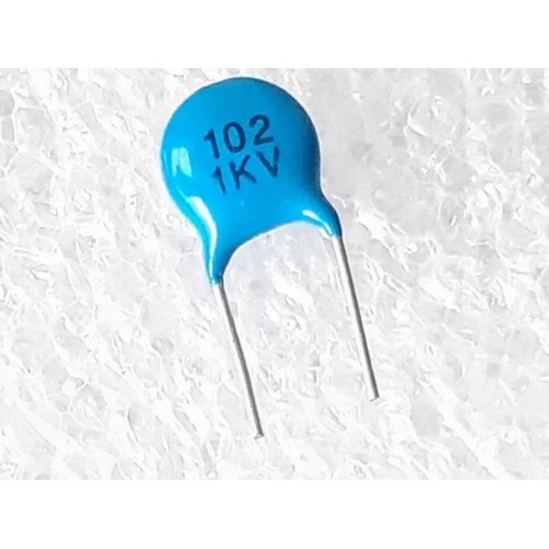 Capacitor Cerâmico 102k/1kv 6mm Kit C/5 Pçs Originais | Shopee Brasil
