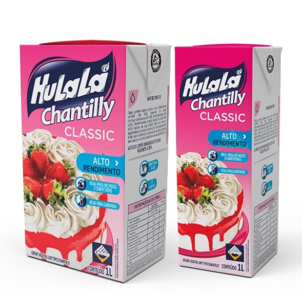 Chantilly Hulala - Creme Culinário Hulala 1L | Shopee Brasil