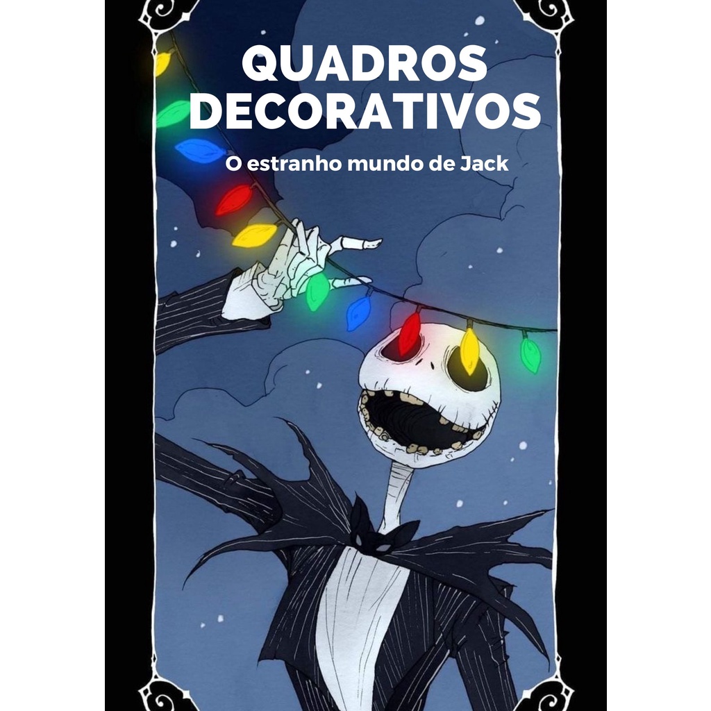 O Estranho mundo de Jack Placas decorativas | Quadros Decorativos em ...