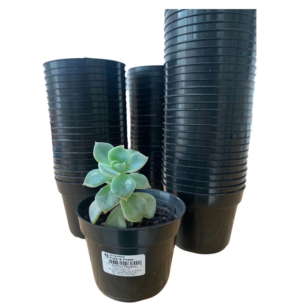 10 Potes Para Mudas 9 x 6,5 Cm Cores Variadas Goyama | Shopee Brasil