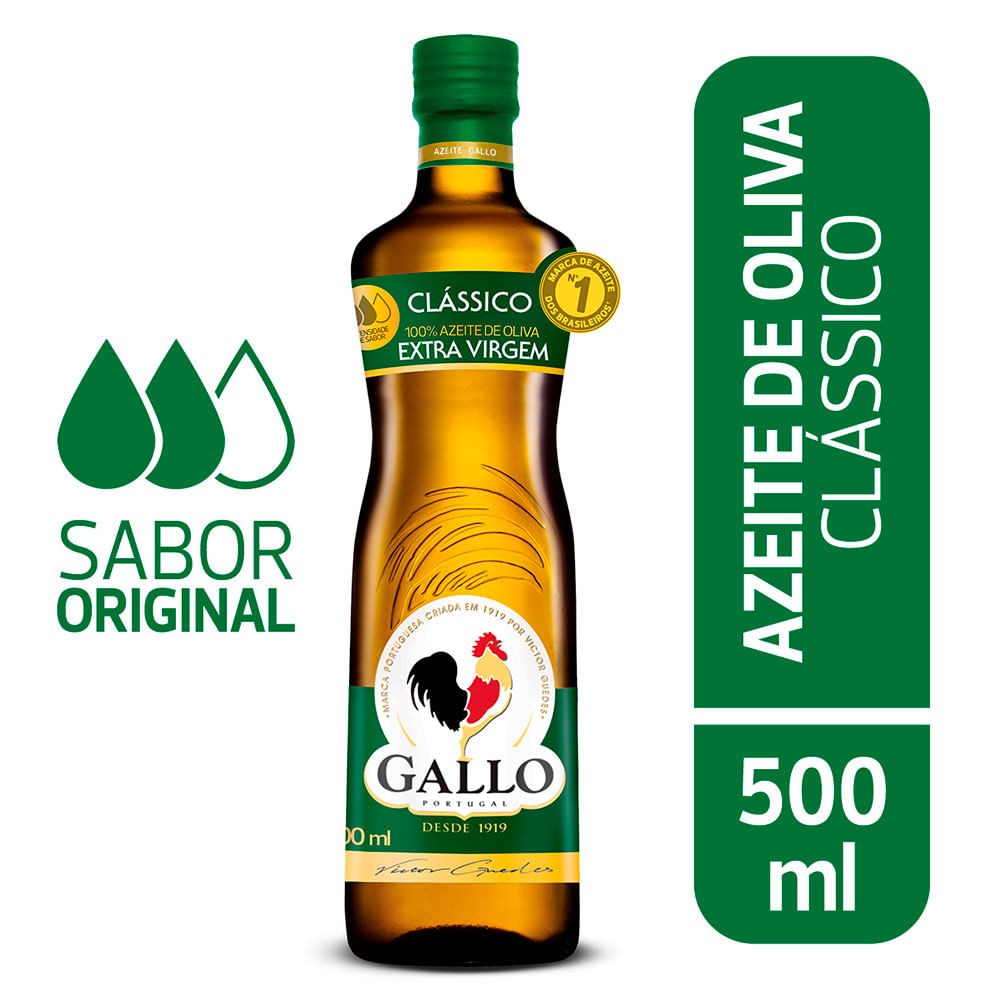 Azeite de Oliva Gallo Extra Virgem - 500 ml | Shopee Brasil