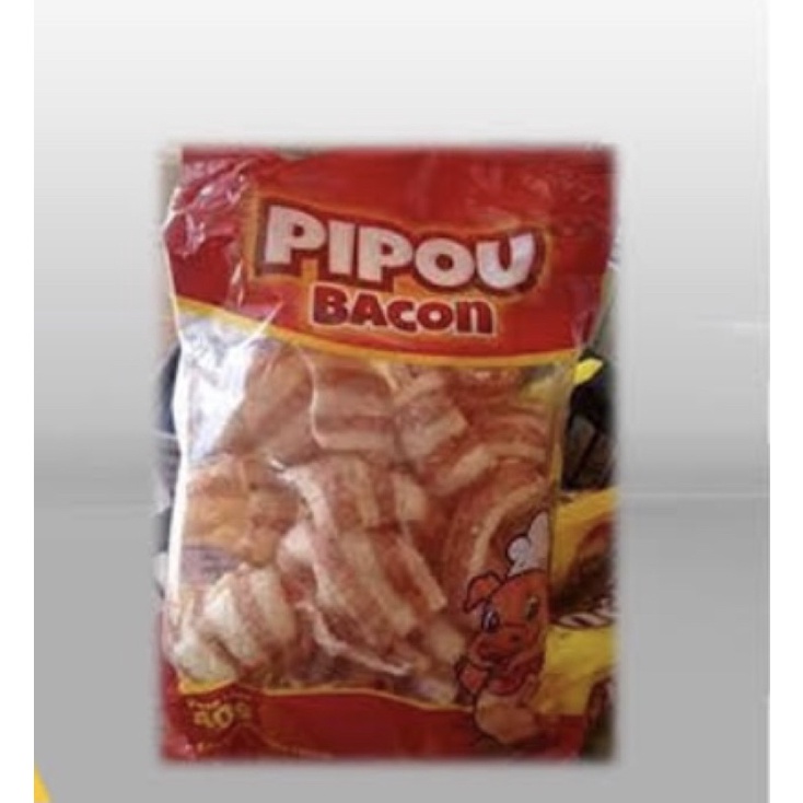 Salgadinho Bacon Kit Salgadinho Caixa C/10 Unidades Pele 40g Pellet ...