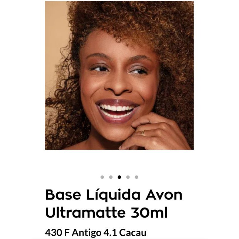 Base Líquida Avon Ultramatte 30ml/AVON | Shopee Brasil