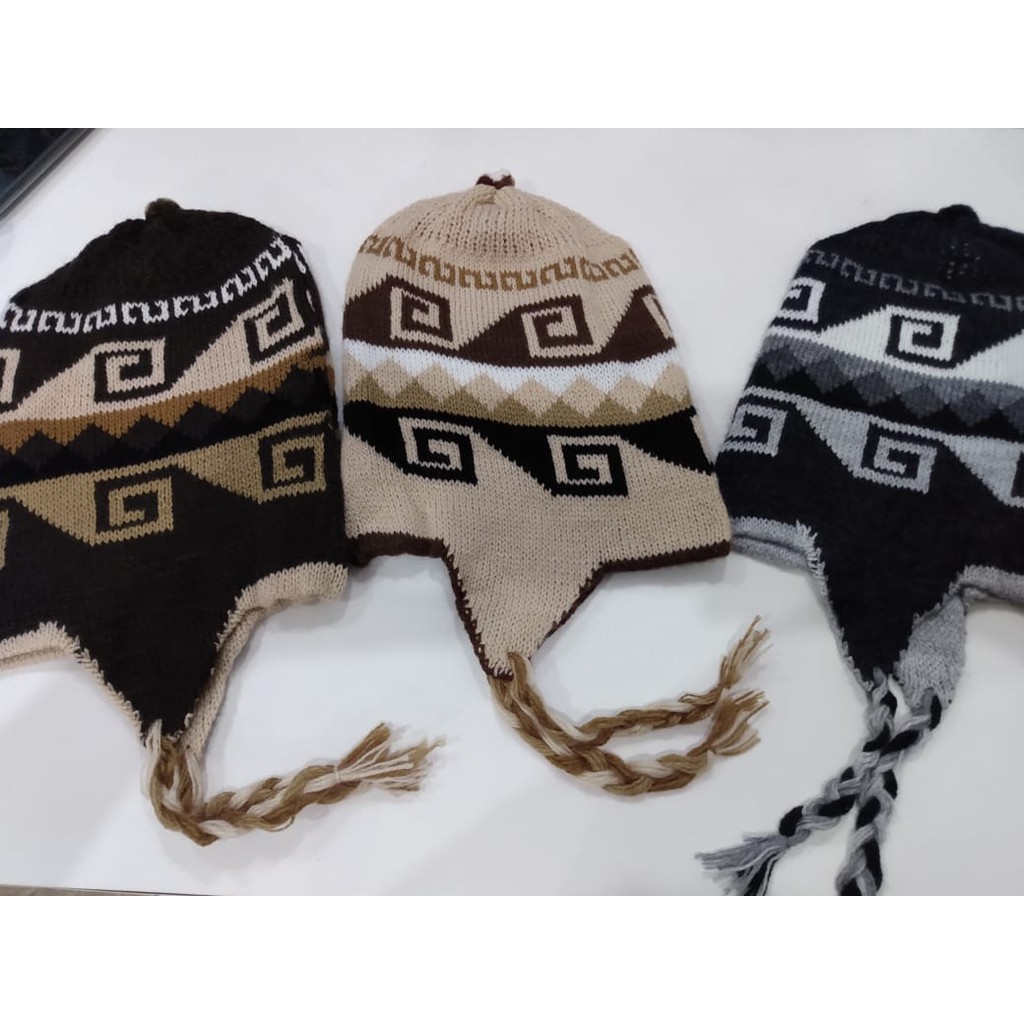 Touca Peruana Dupla Face Gorro | Shopee Brasil