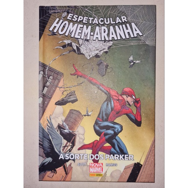 O Espetacular Homem Aranha 1 A Sorte dos Parker Panini 2019 Capa Dura Excelente | Shopee Brasil