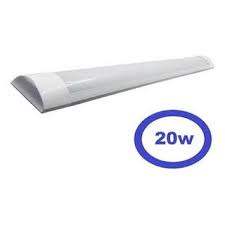 Luminária Linear Led 20w Sobrepor 60cm 6000k Tubular Calha | Shopee Brasil