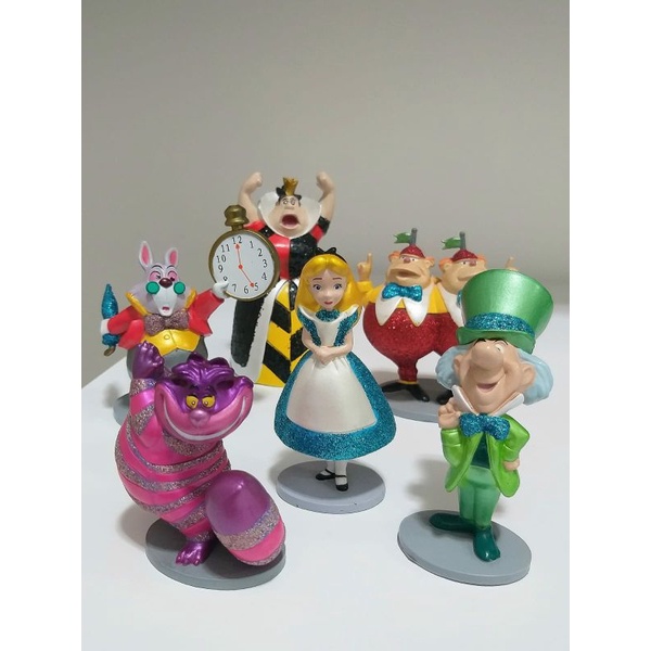 Playset / miniaturas Alice no país das maravilhas (Disney store ...
