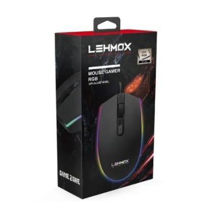 Mouse Gamer LEHMOX RGB DPI Ajustável | Shopee Brasil