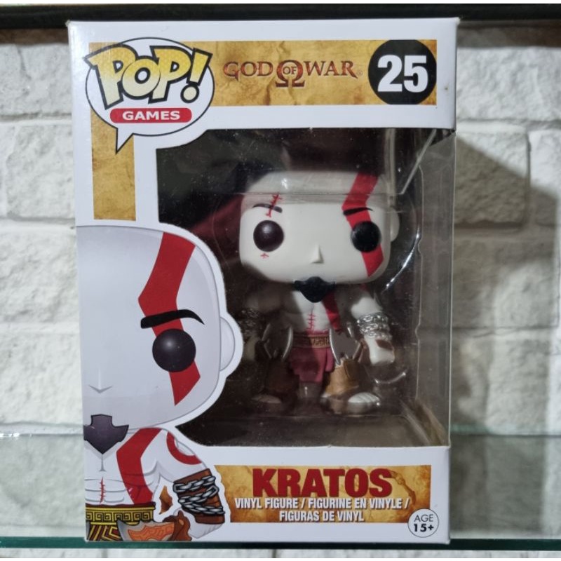 Funko Pop Original Kratos #25 God of War | Shopee Brasil