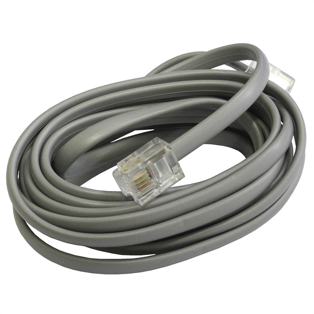 Cabo para Telefone Fixo Conector RJ11 Fio para Uso Doméstico Escritório ...